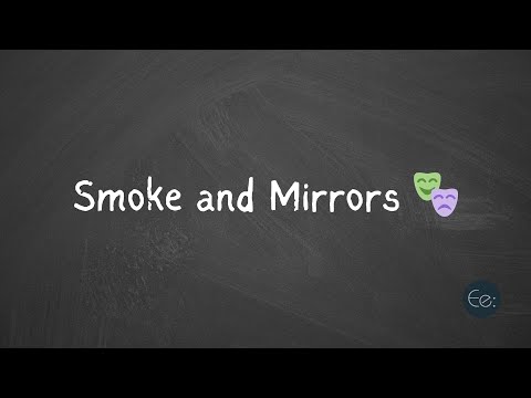 Smoke and Mirrors 🎭 What Does It Mean? #english #phrases #expression #meaning #idioms #esl #tips
