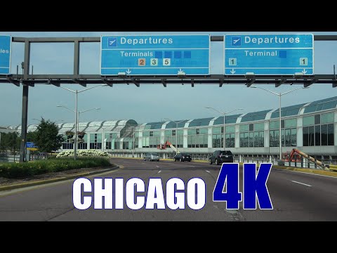 CHICAGO - Driving Around O'Hare International Airport