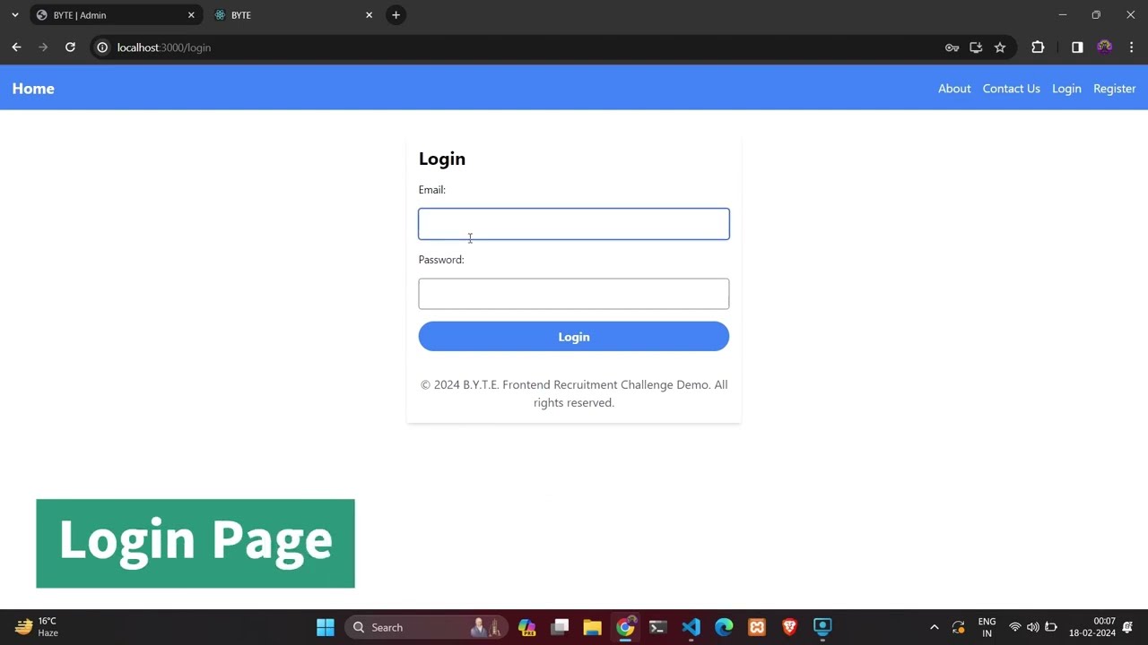 Website Demo for Poems API - BYTE Challenges'23