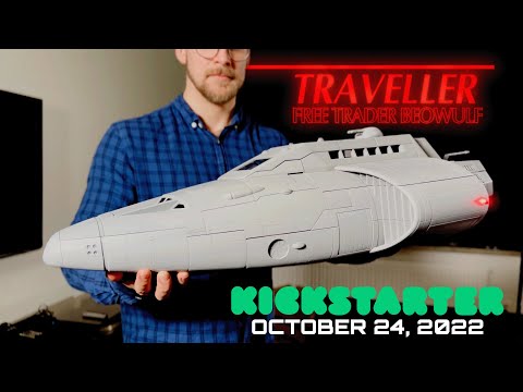 3D Printed Free Trader Beowulf | Traveller RPG Blog | The Zhodani Base
