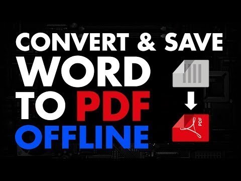 how to convert word file into pdf in office 2007