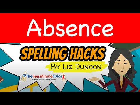 Absence - Remember How To Spell It With This Funny Spelling Hack Animation. No. 1