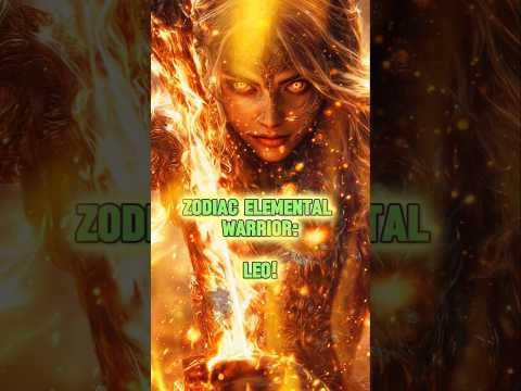 Leo: The Fire Elemental Warrior 🔥 (AI Art Series)