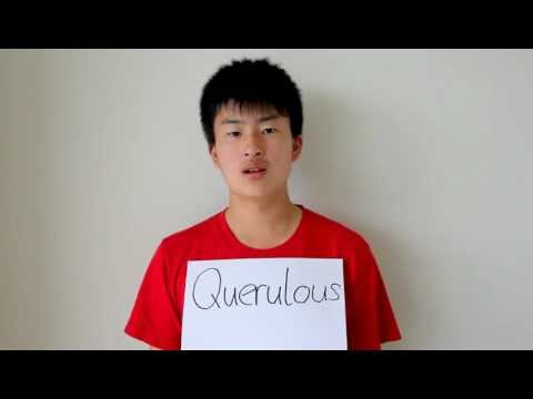 The Y.K. Dictionary - Querulous