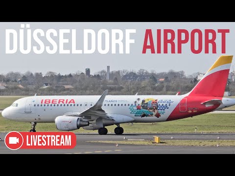 24/7 Live Stream (Pre-Recorded) | Continuous Plane Spotting from Düsseldorf Airport in Germany