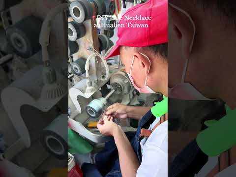 How to make a DIY Jade Necklace in Hualien