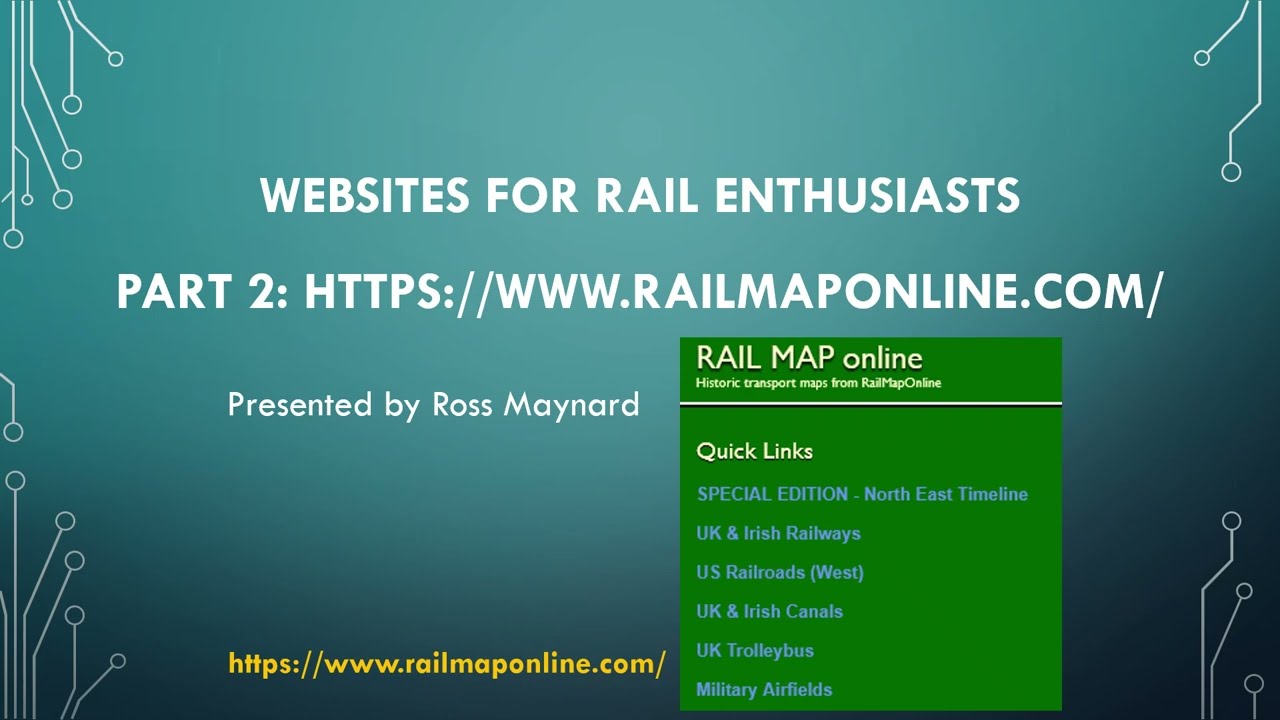 Websites for Rail Enthusiasts 2: Railmaponline.com