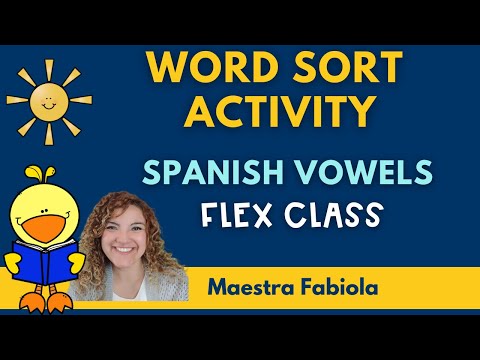 Activity to Teach Words with the Letter A in Spanish