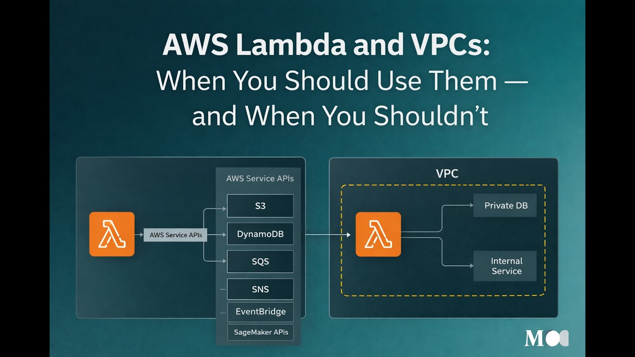 When Should You Put an AWS Lambda Function Inside a VPC