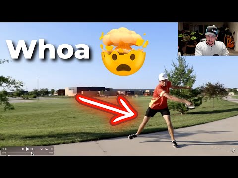 GANNON BUHR'S Leg Drive Is Crazy - DISC GOLF Throwing Techniques