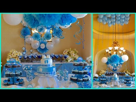 BABY SHOWER IDEAS FOR BOY BLUE THEME