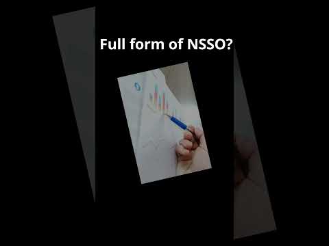 NSSO का फुल फॉर्म क्या होता है? UPSC में पूछा जाता है| What is the full form of NSSO? #shorts