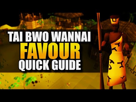 Tai Bwo Wannai Favour Quick Guide 2022 | Old School Runescape