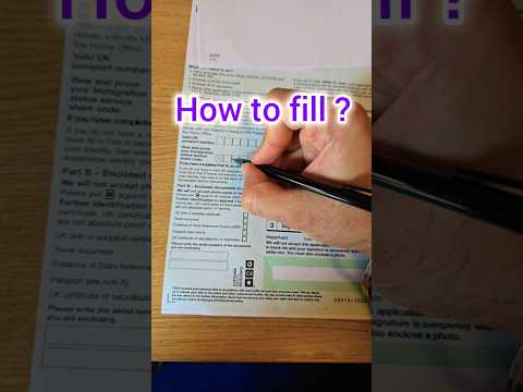 UK Provisional Driving Licence Form