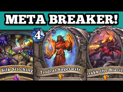 This NEW TOP TIER Death Knight Deck runs Tindral Sageswift and Silk Stitching!?