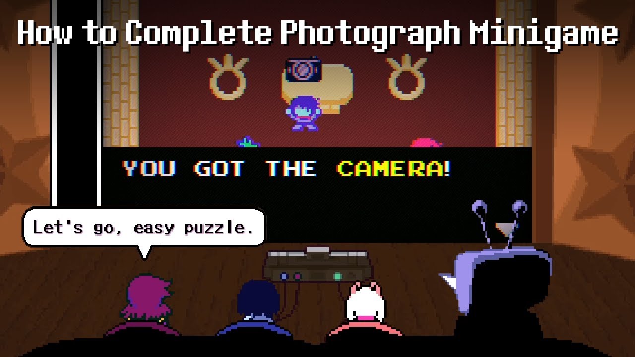 Deltarune Chapter 3 – How to Complete Photograph Minigame / 2nd Tenna Board / Kodakoda Island