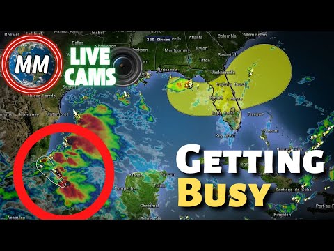 T.S. Barry Likely | Another Area To Monitor Over Florida | Now With LIVE Cameras