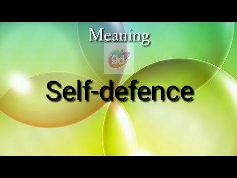 Self-defence Meaning with Pronunciation//Googul Dictionary//