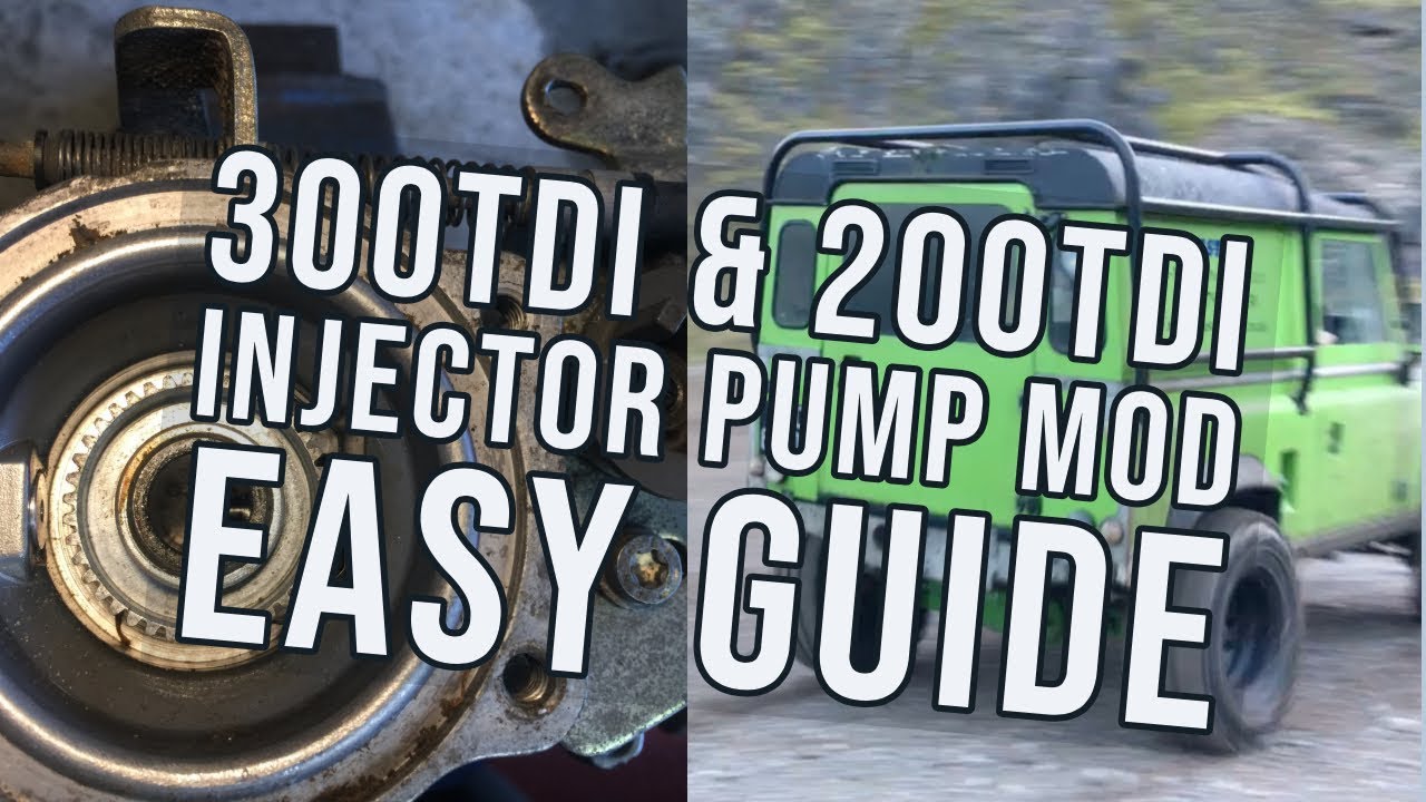300TDI & 200TDI Injector Pump Modification Land Rover Defender & Discovery Bosch VE pump