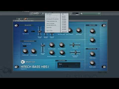 Eplex7 DSP releases Free presets for Hitech Bass HBS1 advanced bassline ...