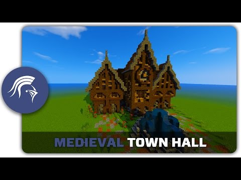 Medieval Town Hall / City Hall Tutorial Minecraft Project