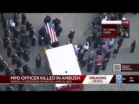 Milwaukee police officer Corder dies after being shot in line of duty