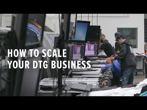 DTG (Direct-to-Garment) Printing Company Prints 15K Blank T Shirts A Day!