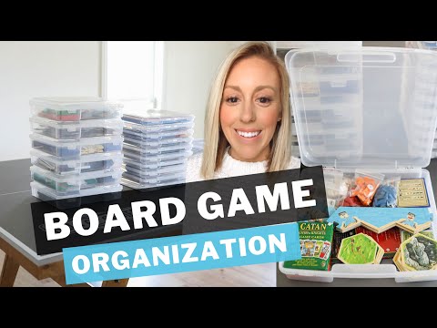 Board Game Organization | Organization Hack | How to organize board games