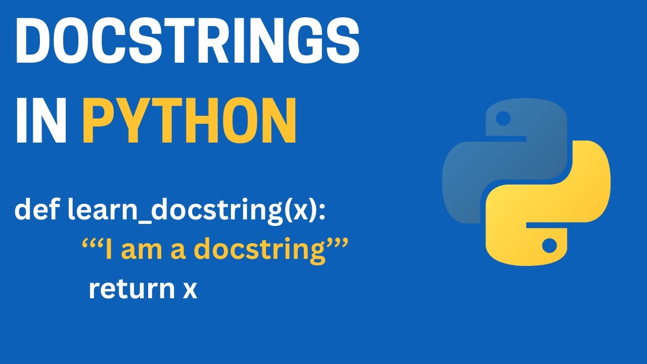 28. Python Docstrings Explained | Beginner Tutorial