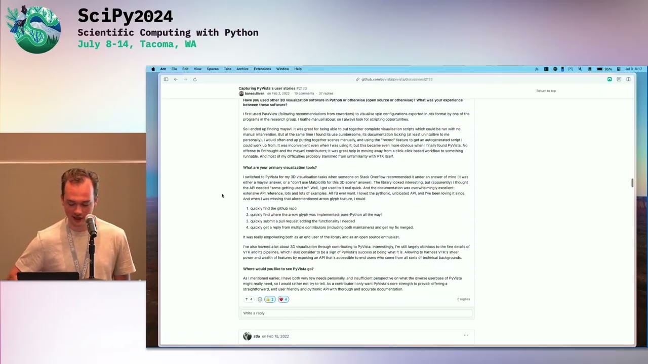 Koyama, Little, Panchumarti, & Sullivan - 3D Visualization with PyVista | SciPy 2024