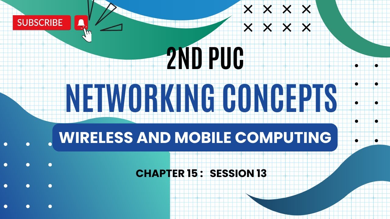 CHAPTER 15 | S13 | WIRELESS VS MOBILE COMPUTING | NETWORKING CONCEPTS