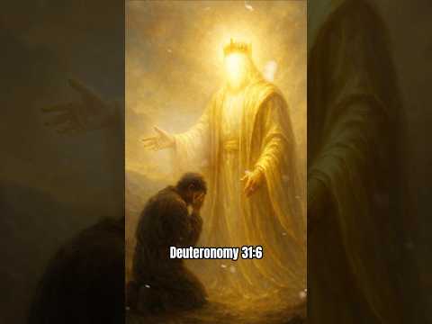 God Will Never Leave You — Deuteronomy 31:6 Comforting Bible Verse #bible#jesus#christian#shorts