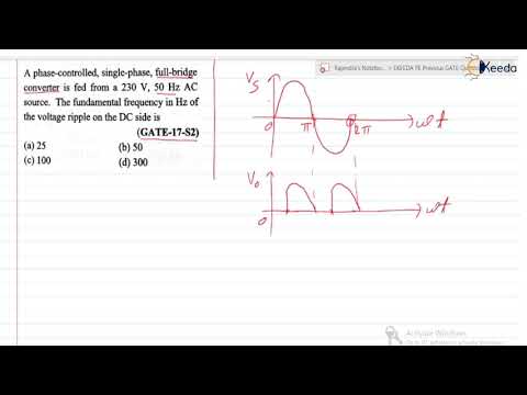 Mastering Power Electronics : GATE Previous Year Problems Solving - Question 35 Video Lecture ...