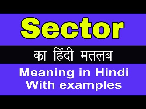 Sector Meaning in Hindi/Sector ka Matlab kya Hota hai