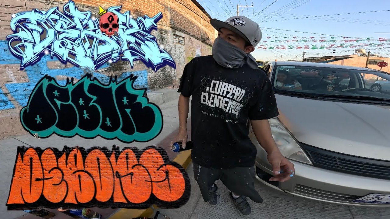 ¿Cuántos estilos de letras existen para pintar graffiti ? Bombing, Wild style , tagging , block