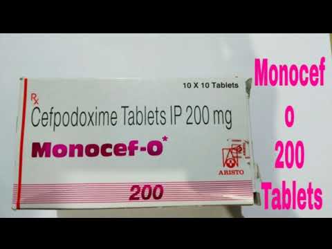 Monocef O Infection Tablet, specification and features