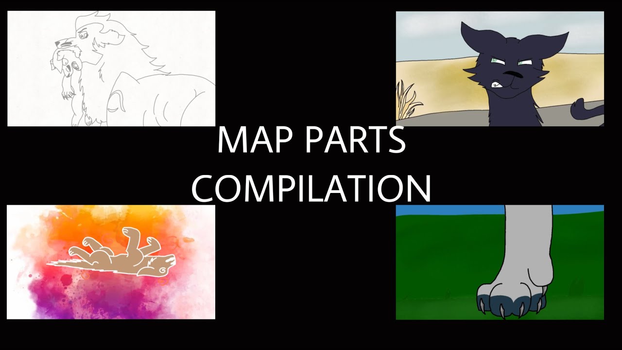 MAP PARTS COMPILATION | Parts 2, 4, 17, 19, and 25! (FlipaClip)