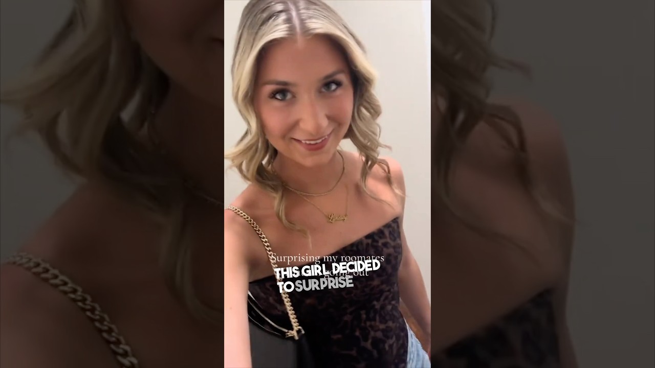 She surprised her college roommates 😂