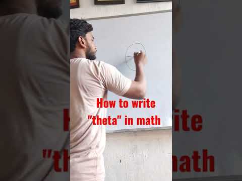 how to write "theta"in math #shorts #mathematics #challenge #maths #algebra #theta #ssmclasses
