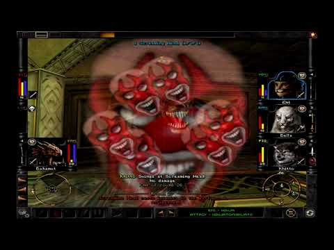 Wizardry 8 Boss Fight - Higardi Tomb (Lucky Win)