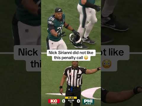 The first penalty of the Super Bowl #shorts #superbowl