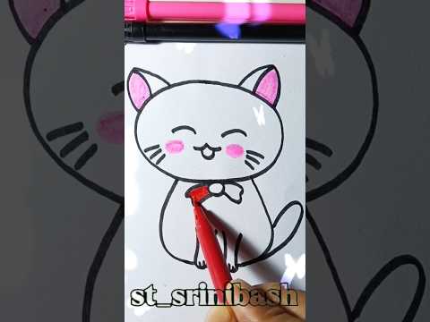 ✨ How to draw a cat: Tips that make it easy! #youtubevideo #viralshorts #art