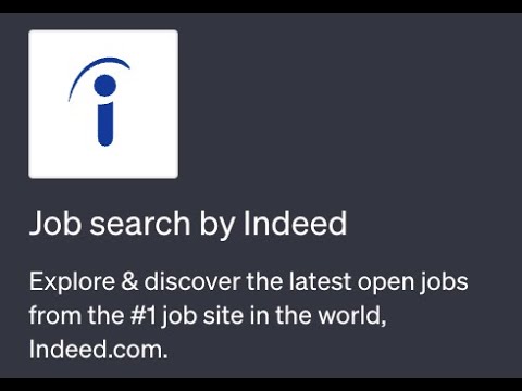 best way to find jobs (indeed.com): chatgpt-plugin