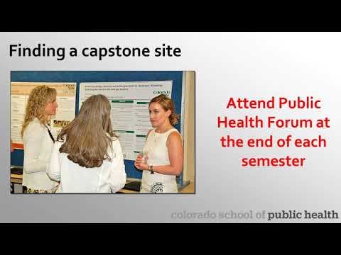 How to prepare for your capstone and find a host site
