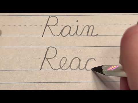 How to connect cursive capital "R"