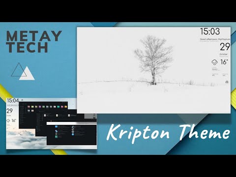 Windows 10 Kripton Tema / Best Desktop Kripton Theme / Rainmeter [2021]