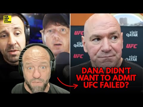REACTION - Dana White Didn't Want to Admit UFC Failed During Media Scrum? Why did Jon Really Retire?