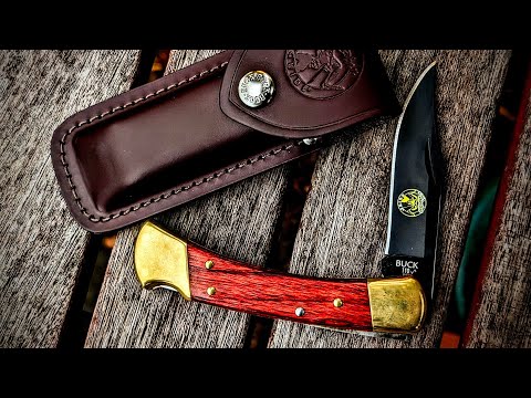 Buck 110 Alaskan Guide Cabela's exclusive S30V Rosewood