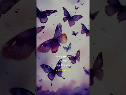 Poem of butterfly