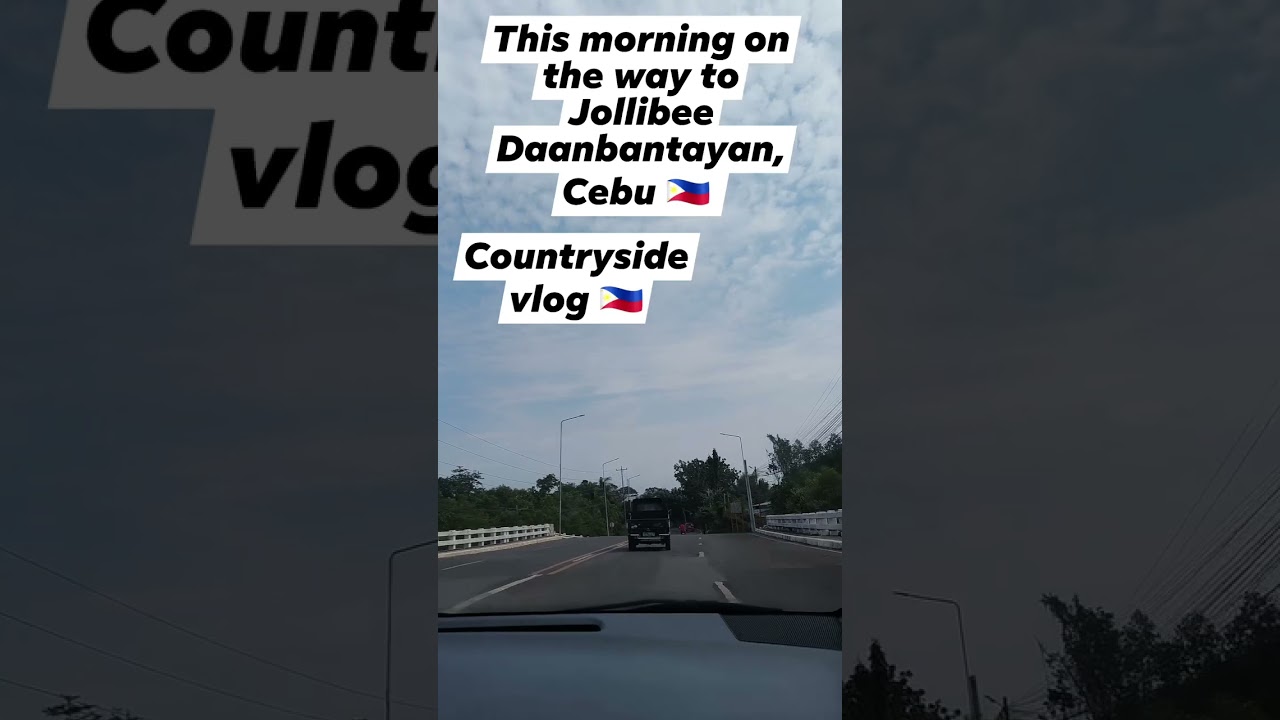 This morning on the way to Jollibee Daanbantayan, Cebu 🇵🇭
